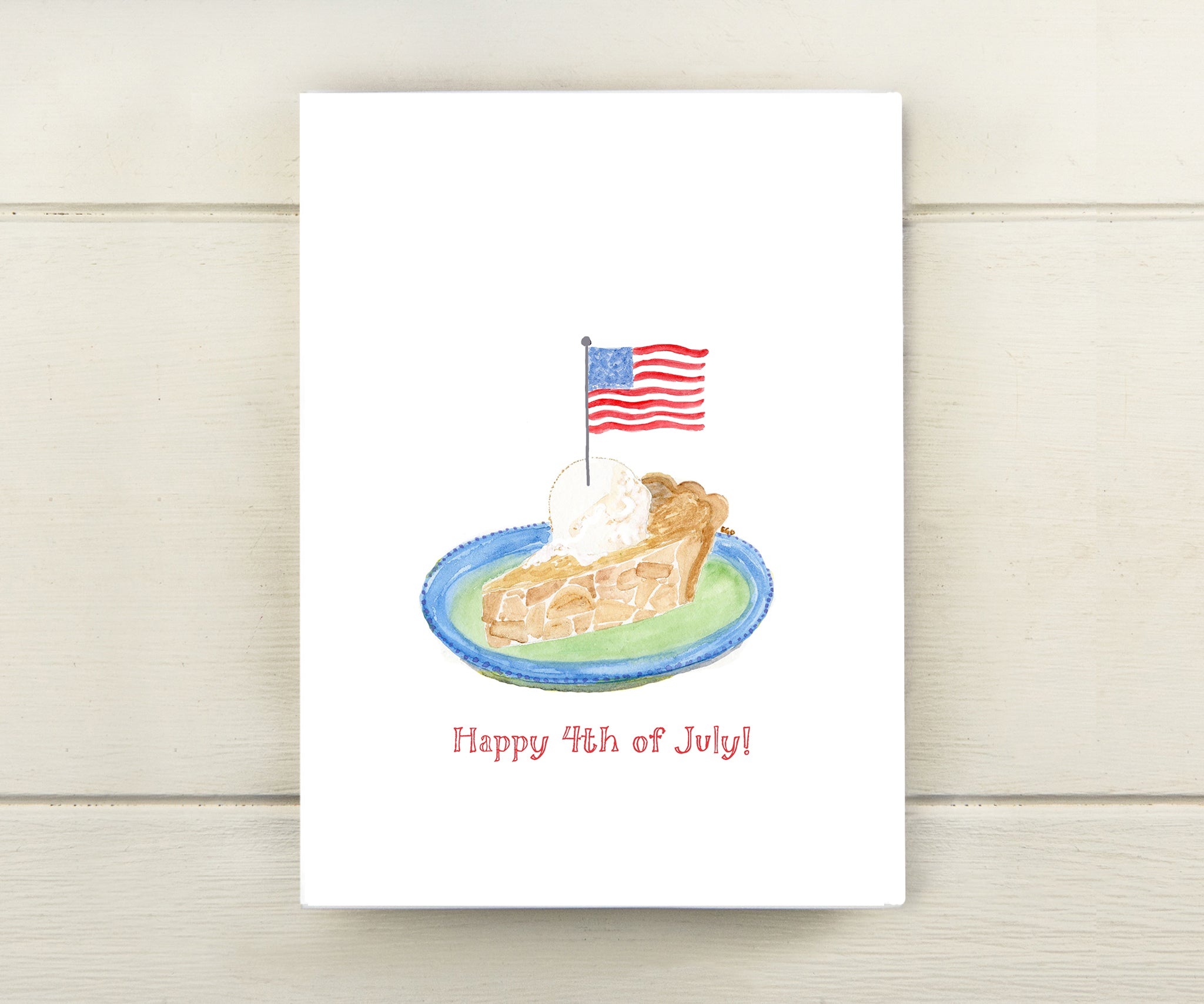Apple Pie 4th of July Card – El's Cards