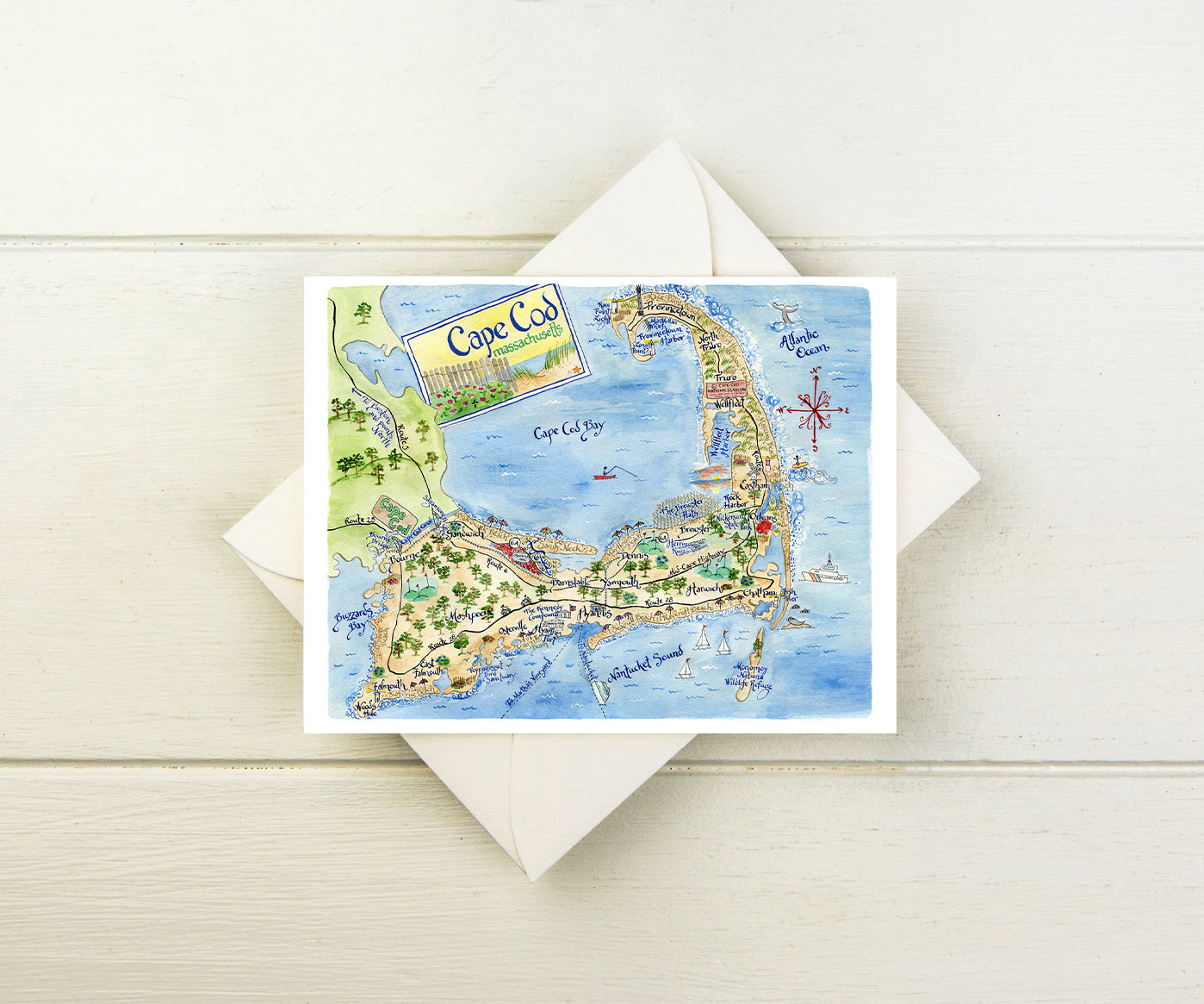 Cape Cod, MA Note Cards – El's Cards