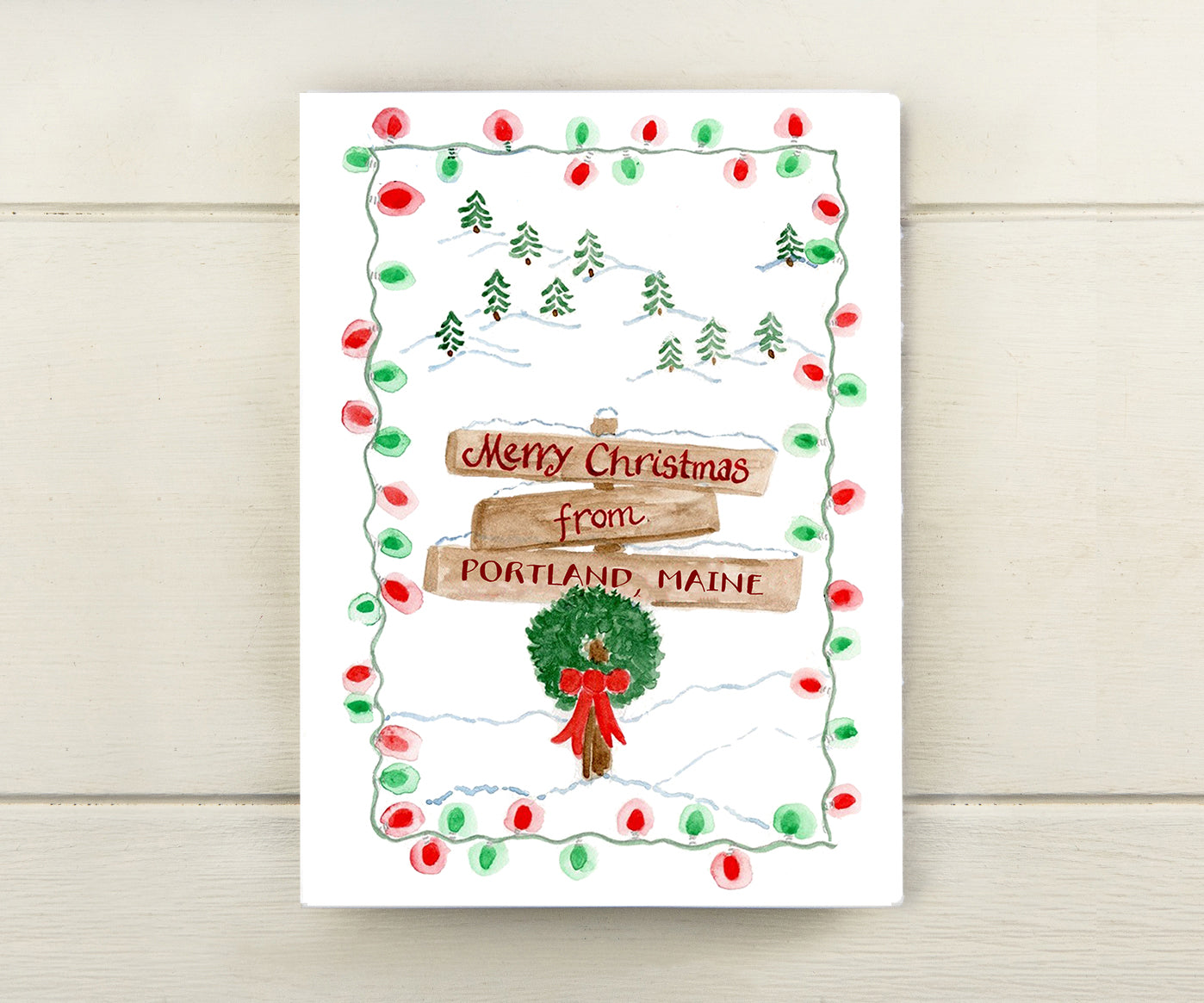 Christmas Everywhere Personalized Card – El's Cards