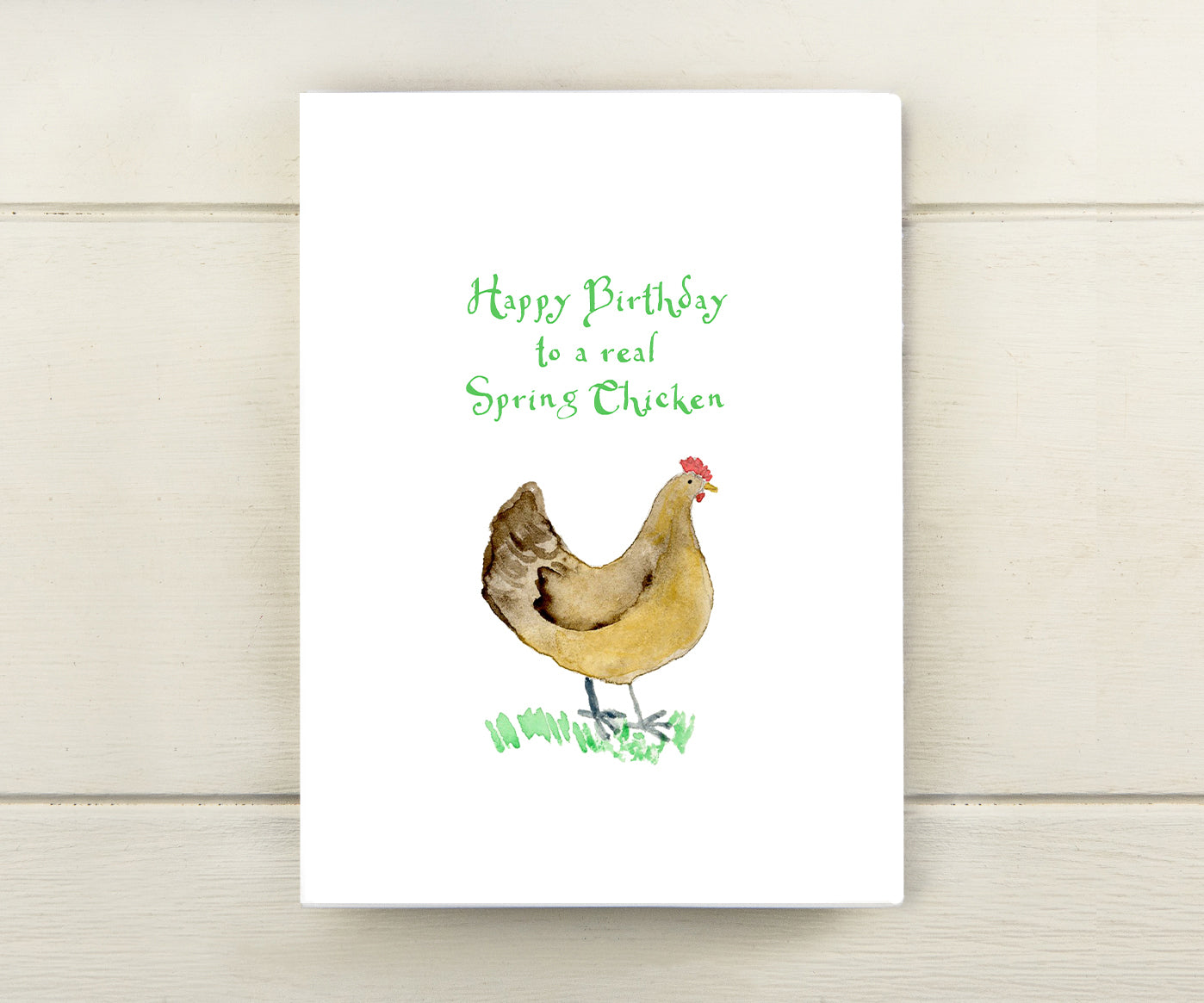 Spring Chicken Birthday Card – El's Cards