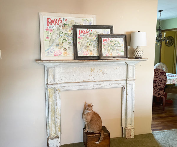 Map of Paris, France – El's Cards