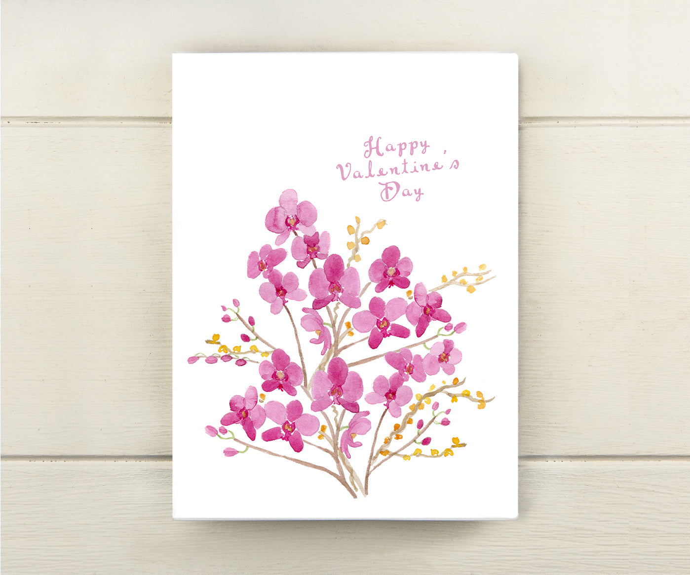 Valentine Orchids Card – El's Cards