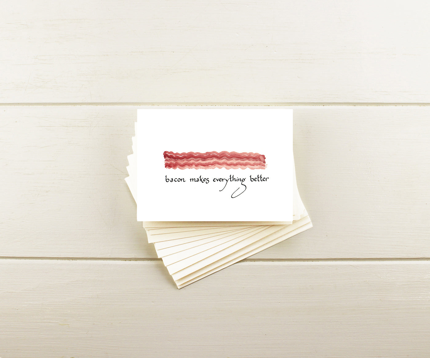 Bacon Note Cards – El's Cards