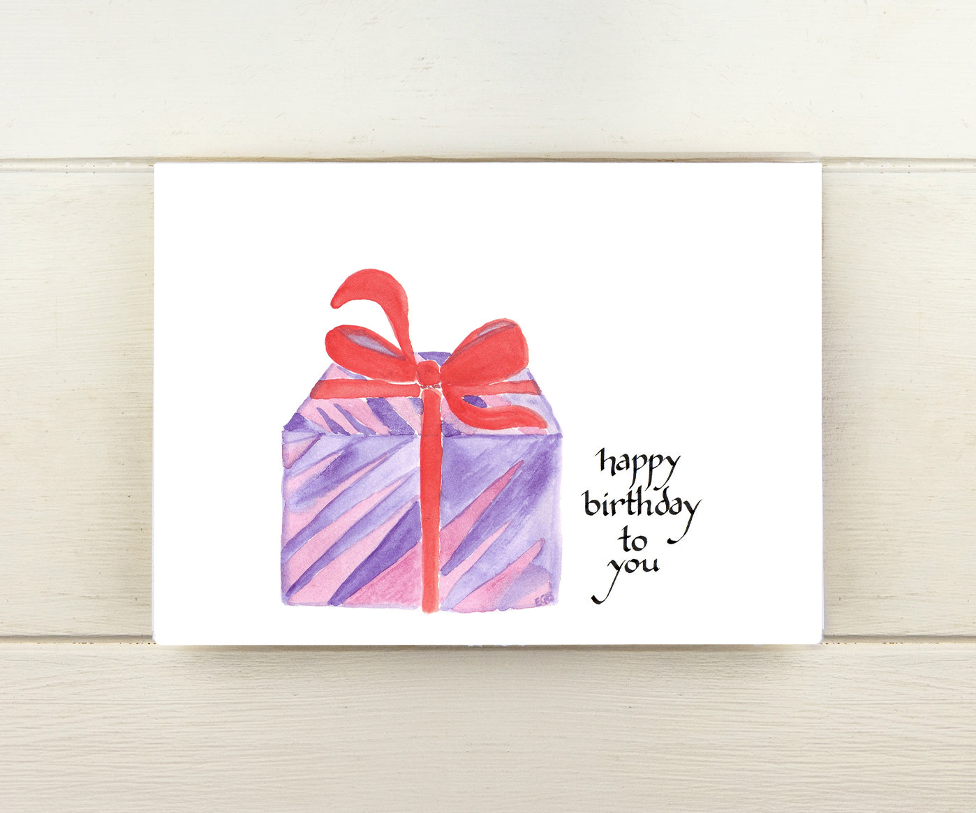Big Gift Birthday Card – El's Cards