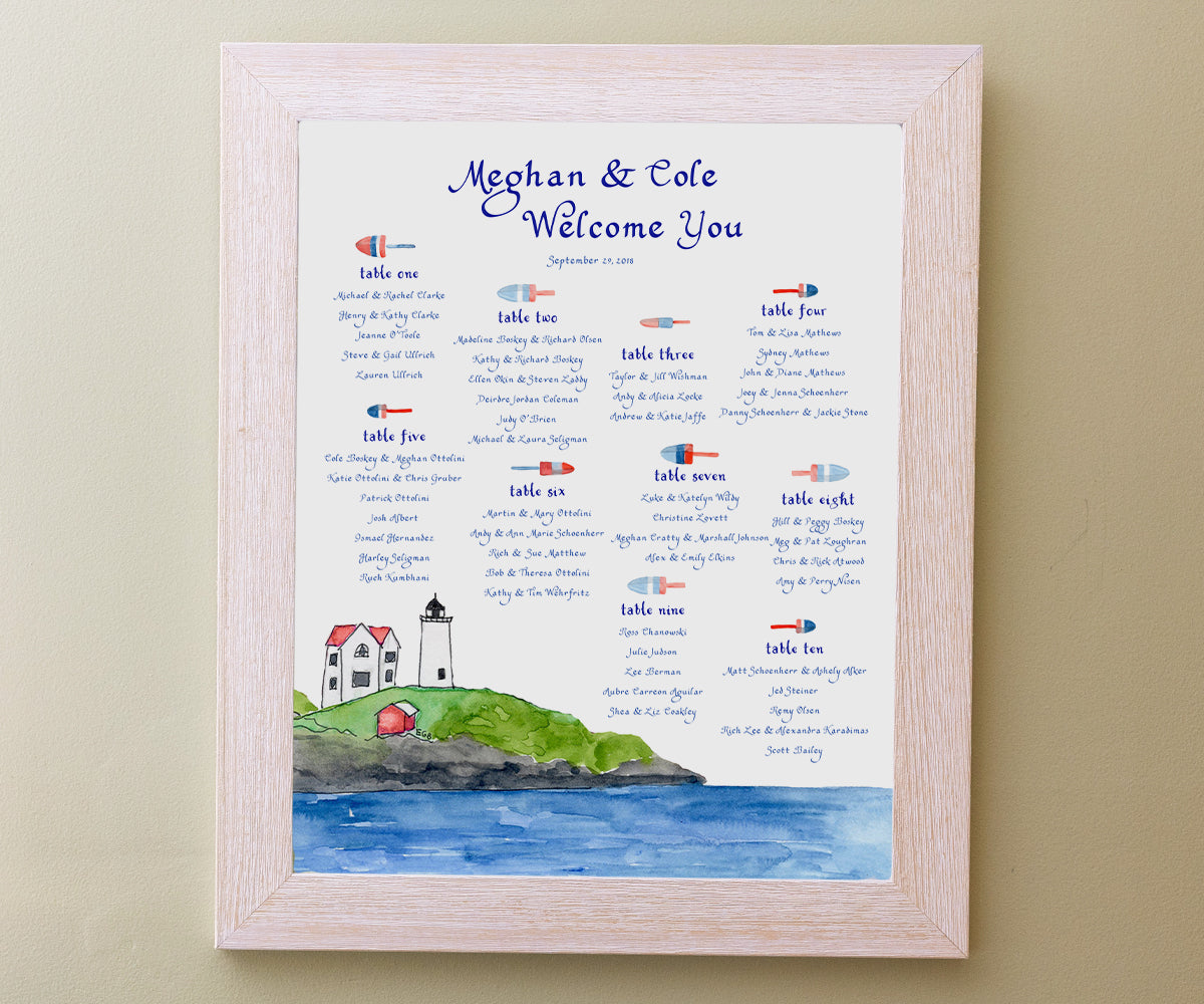 Buoys Seating Chart – El's Cards