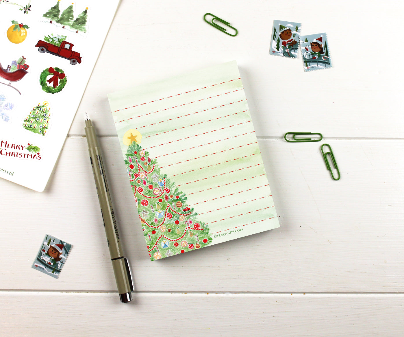 Mini Beautiful Tree Notepad – El's Cards