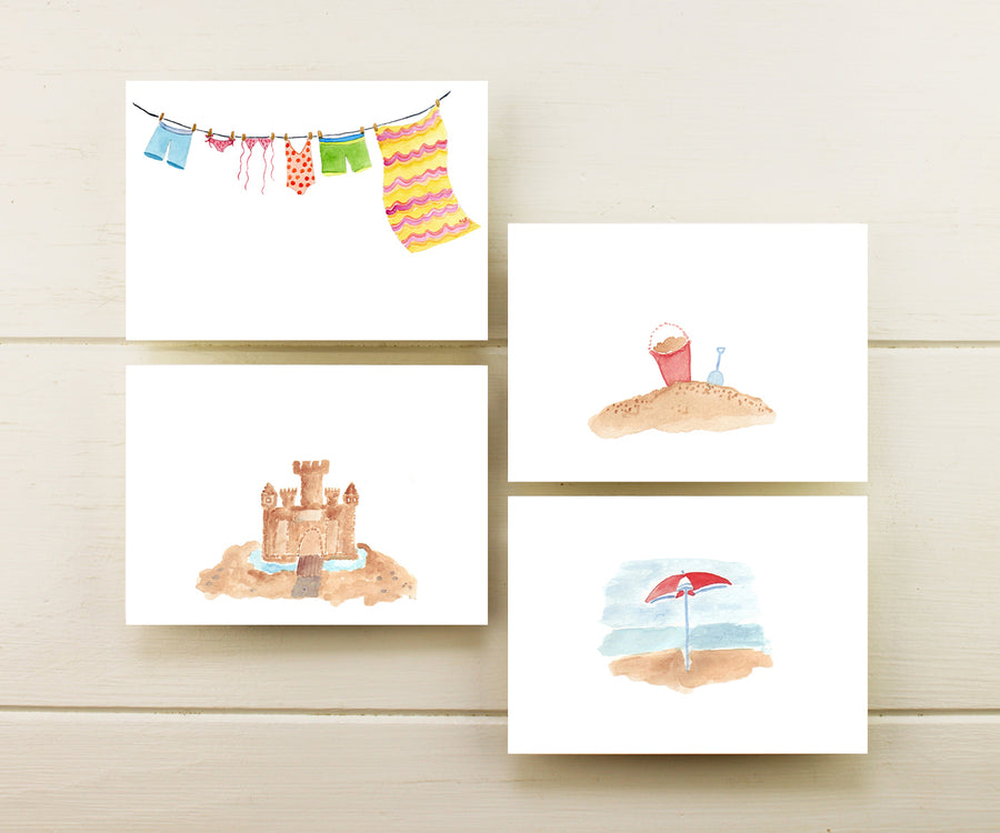 A Day at the Beach Note Cards – El's Cards