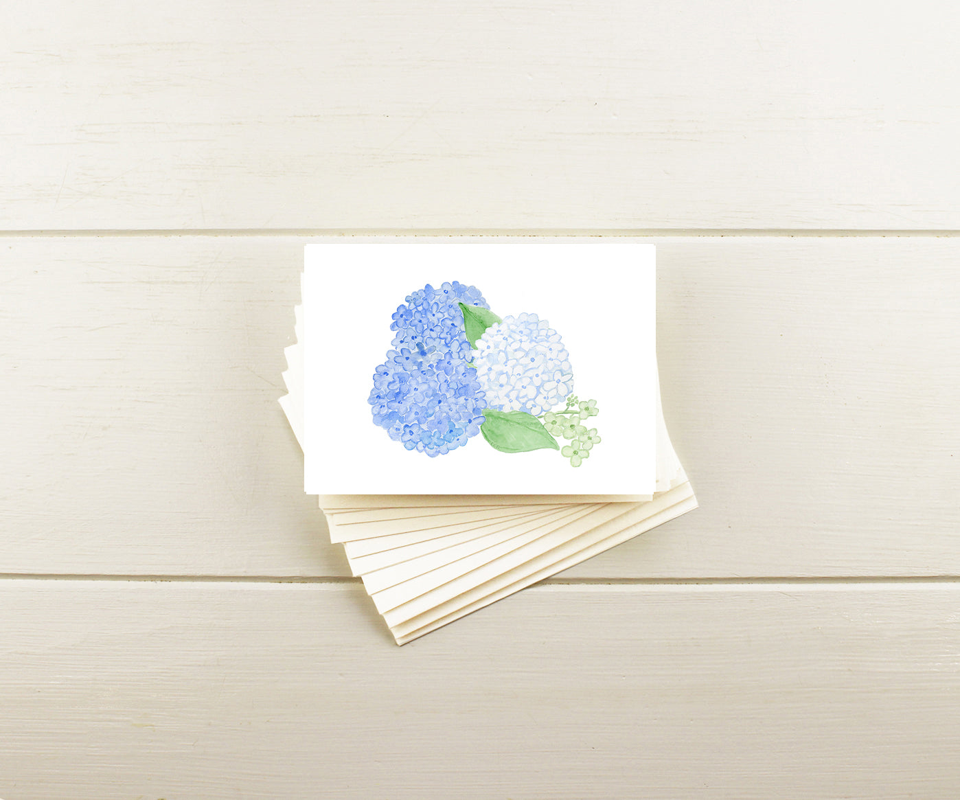 Mixed Hydrangeas Note Cards – El's Cards