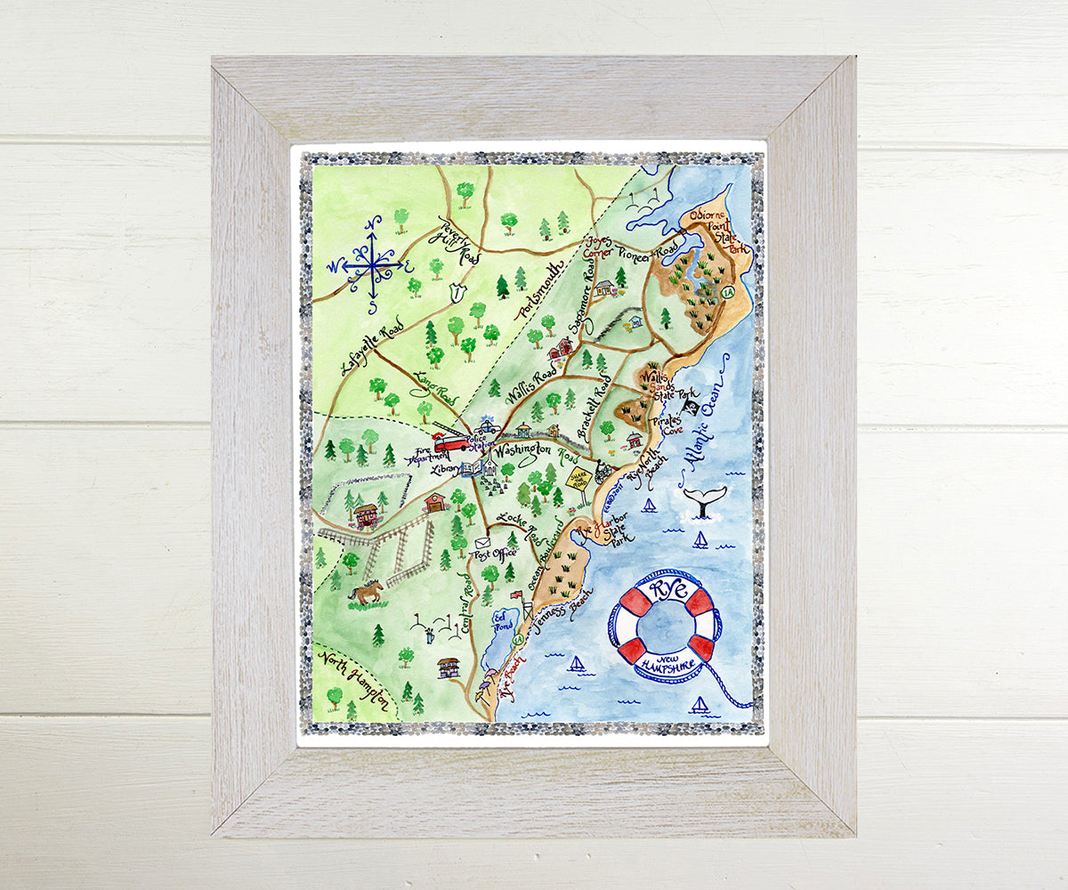 Map of Rye, NH – El's Cards