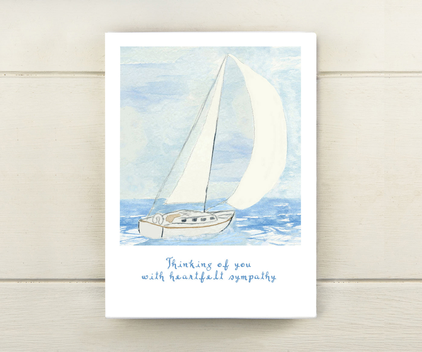 Sailboat Sympathy Card – El's Cards