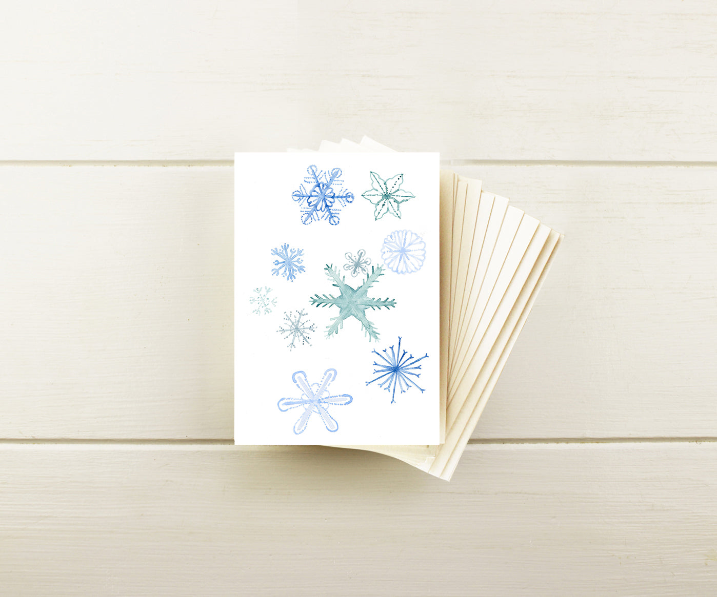 Snowflakes Note Cards – El's Cards