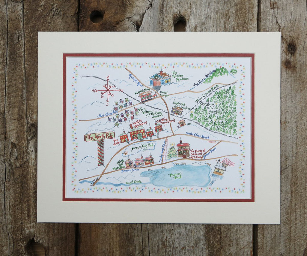 Map of North Pole – El's Cards