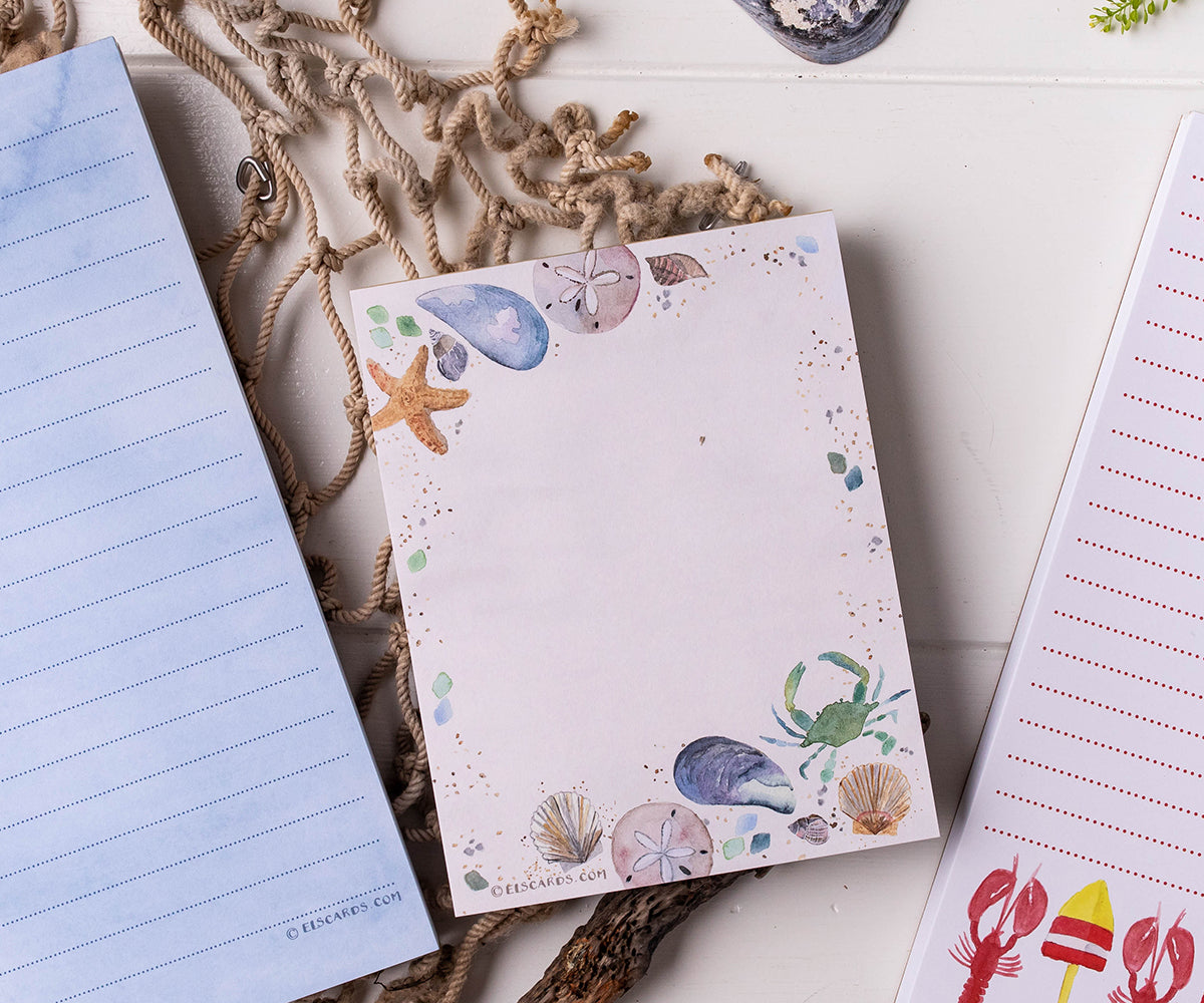 Mini Beach Treasures Notepad – El's Cards