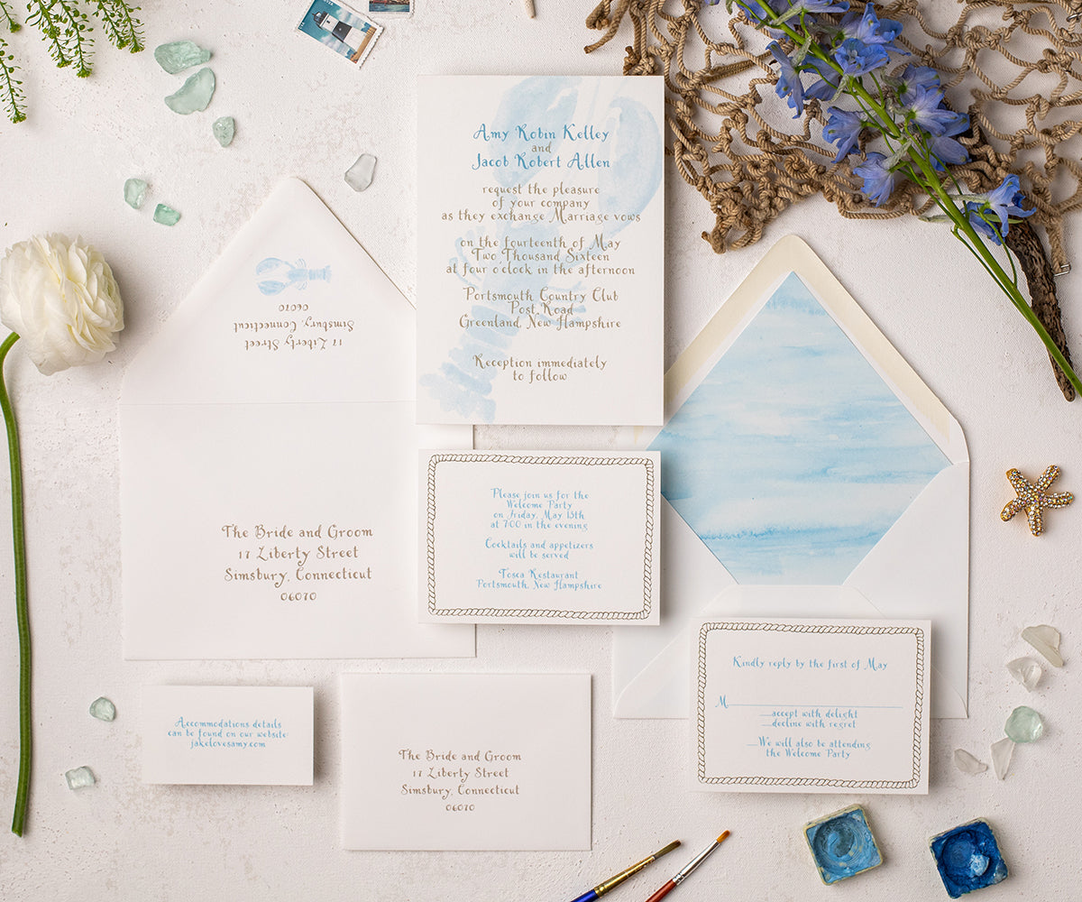 Lobster Wedding Invitations 20+ Elegant Wedding Menu Templates & Ideas