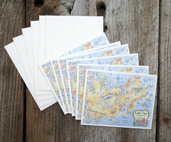 Map Note Cards – El's Cards